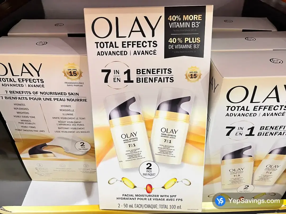 COSTCO OLAY TOTAL EFFECTS ADV 2 x 50 mL – (ITM 1883465)